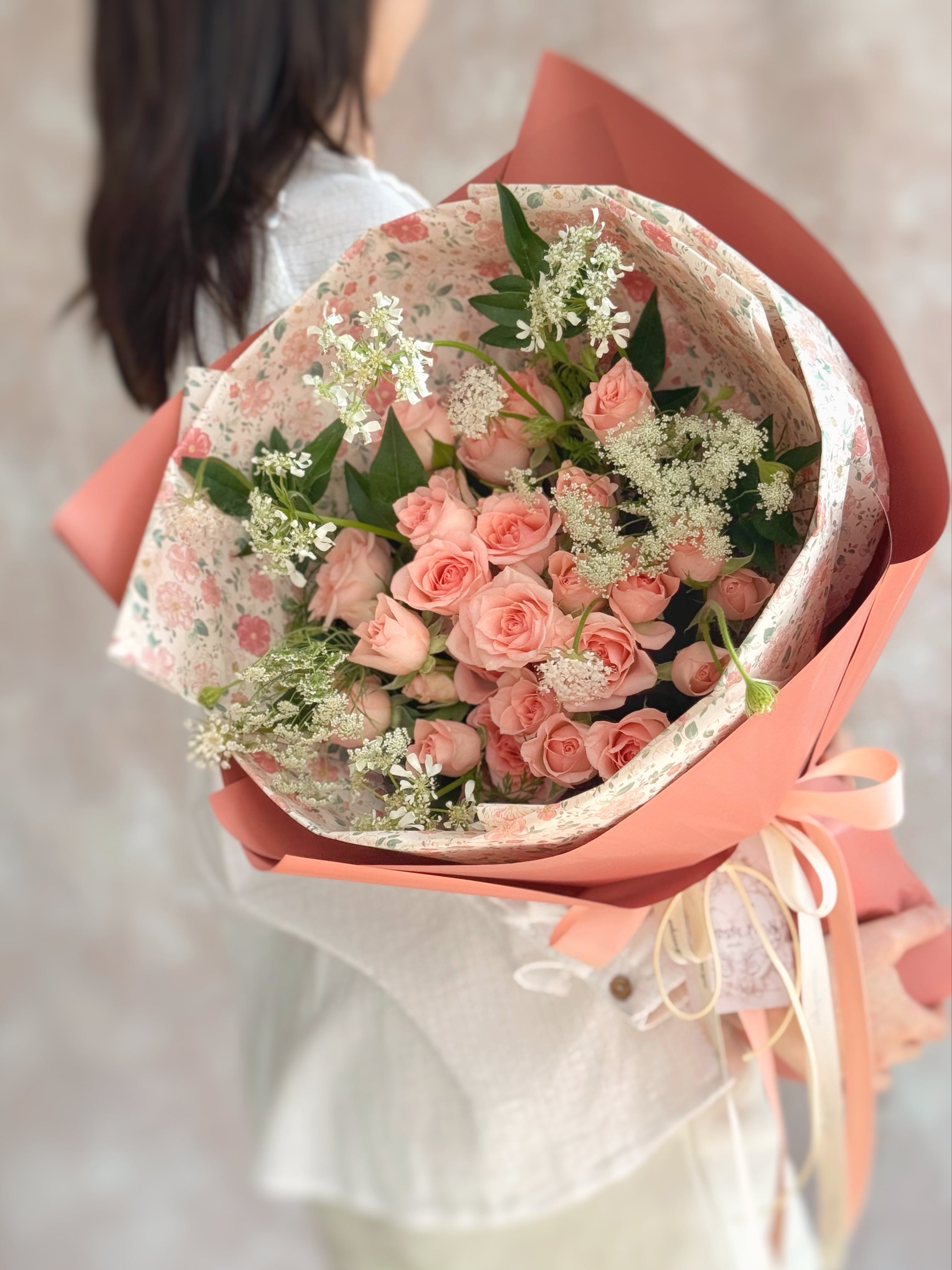 Sweet Reverie Fresh Flowers Handtied Bouquet/Bloom Box – Whimsy Flos Studio